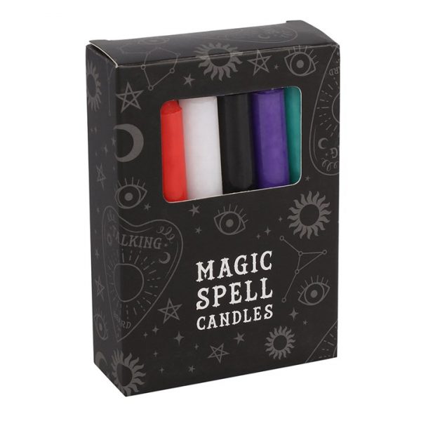Set of 12 Mixed Spell Candles | Gothic Legends